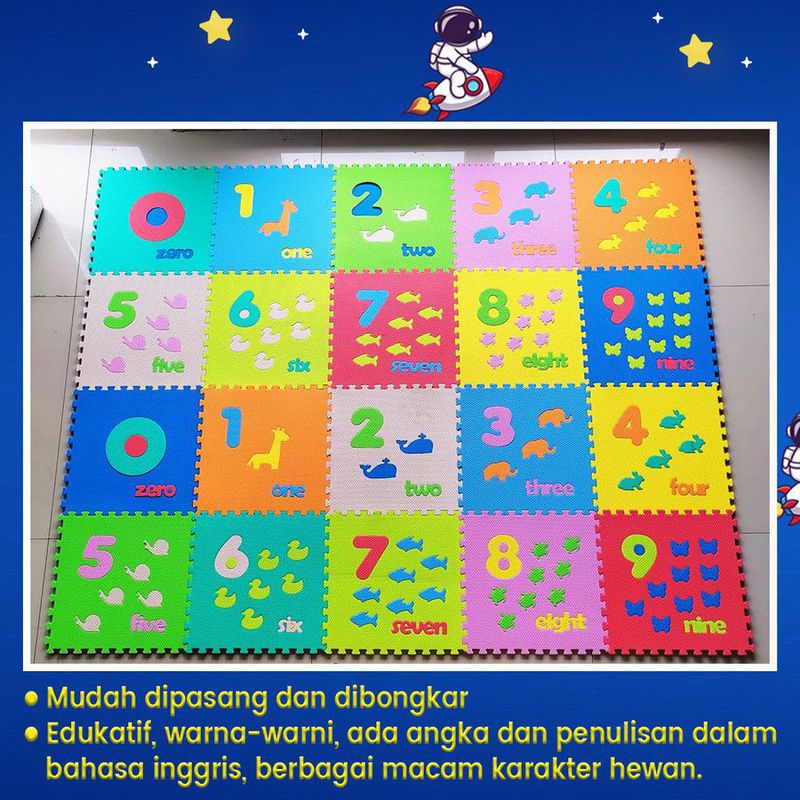 Karpet Karakter Uk 30 cm x 30 cm