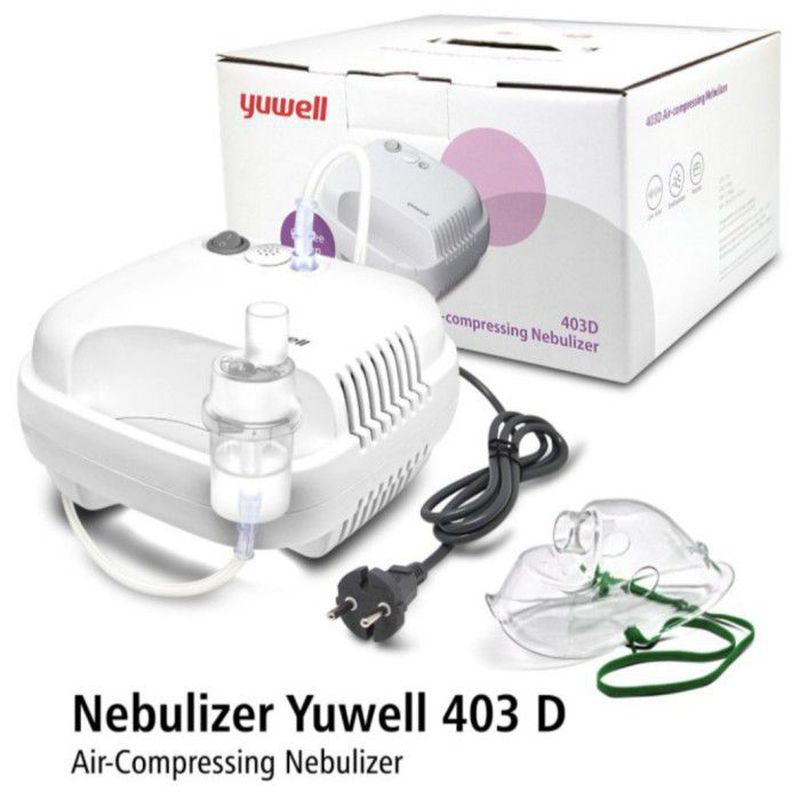 Alat Nebulizer Portable Yuwell 403 D Air Compressing / Alat Nebul Uap