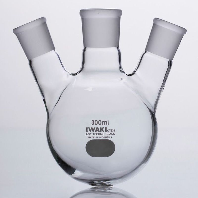 Iwaki Boiling Flask Round Bottom With TS Joint 19/26 14/23 100 ml ...