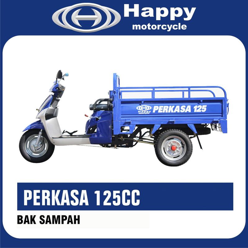 MOTOR RODA TIGA - HAPPY PERKASA 125CC - BAK SAMPAH - VIN 2023