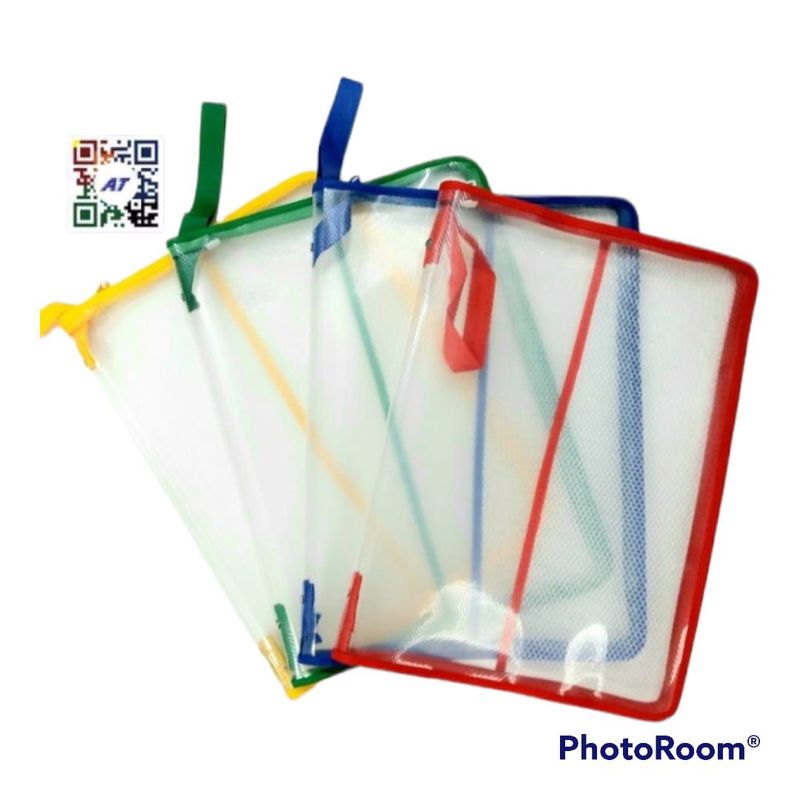 Bag File Folder Jala Sleting Bening