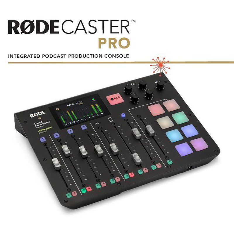 RODE Rodecaster Pro Podcast Production Studio + BOYA BY-M1000 plus arm ...