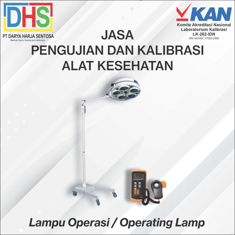 Kalibrasi Lampu Operasi