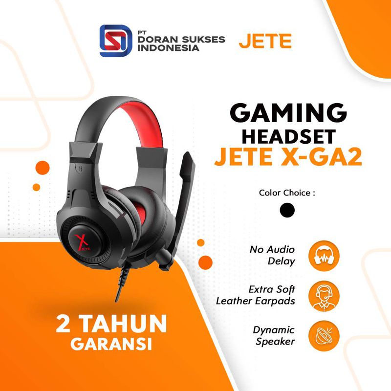 Headset Gaming Headphone Gaming Noise Cancelling JETEX GA2 - Garansi 2 ...