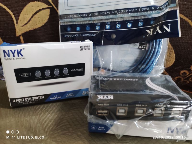 USB Switch Hub Printer 1-4 port