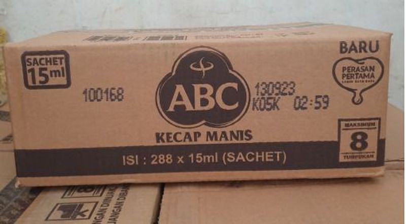 ABC Kecap Manis Sachet [15 ml /288 pcs / 1 karton ]