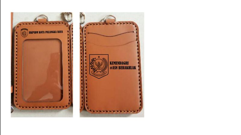 Jasa Cetak Id Card Kulit Emboss/Grafir