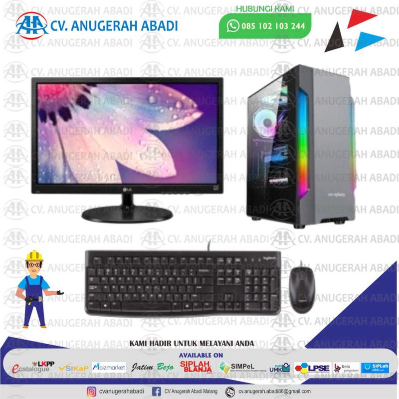KOMPUTER PC / DESKTOP PC / KOMPUTER KPU / PC RAKITAN