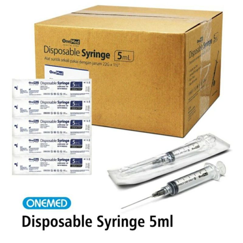 Syringe 5ml OneMed Box 100pcs