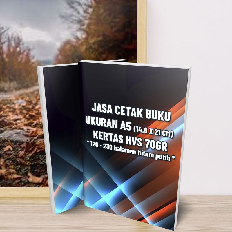 Jasa Cetak Buku A5 120-230 Halaman