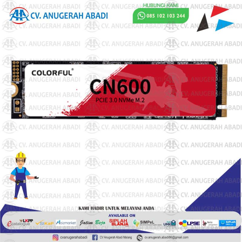 NVME Colorful CN600 512GB