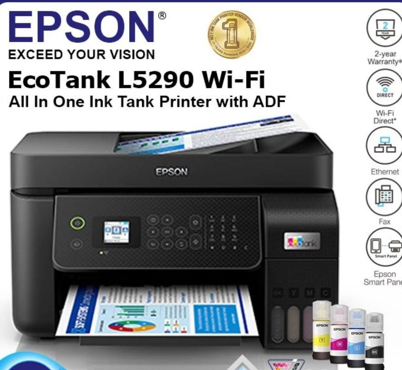 Epson L5290 Wi-Fi All-in-One Ink Tank Printer (copy Legal) with ADF