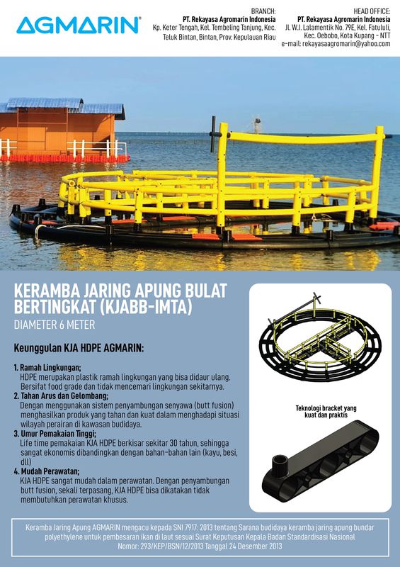 Keramba Jaring Apung Bulat Bertingkat - Integrated Multi Tropic ...