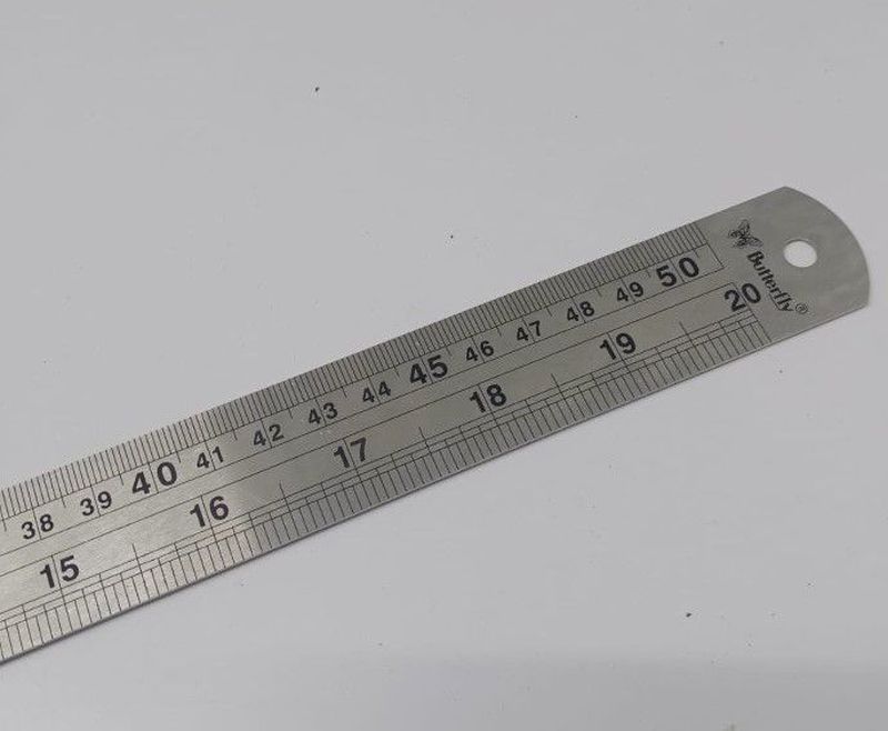 Mistar / Penggaris Besi Ukuran 50 cm