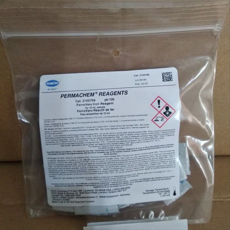 BESI 2105769 FerroVer Iron Reagent Powder Pillows