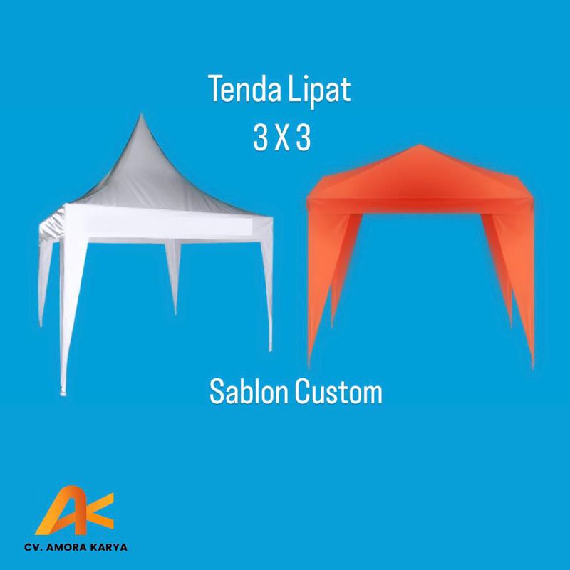 Tenda Lipat Custom 3x3