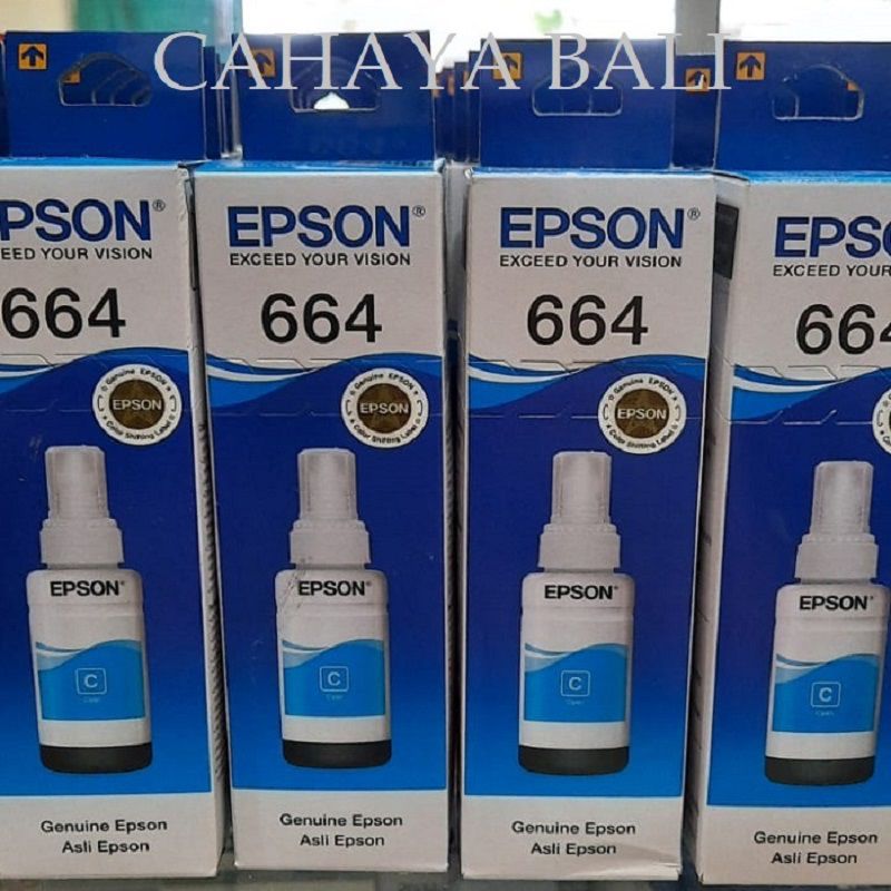 TINTA ORIGINAL EPSON 664 CYAN