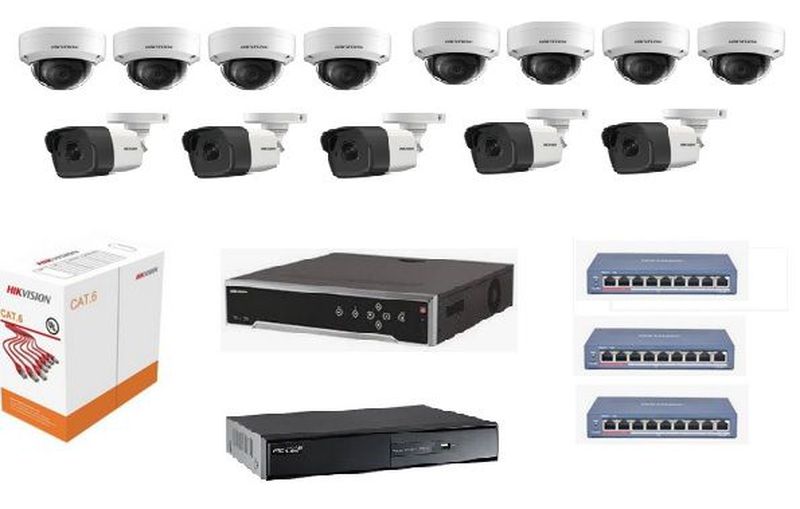 Paket CCTV high End Hikvision IP Cam 150 Juta