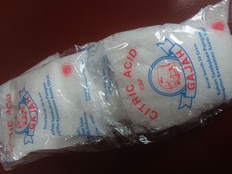 Sitrun (citrid acid) 20 sachet per pak @50gr