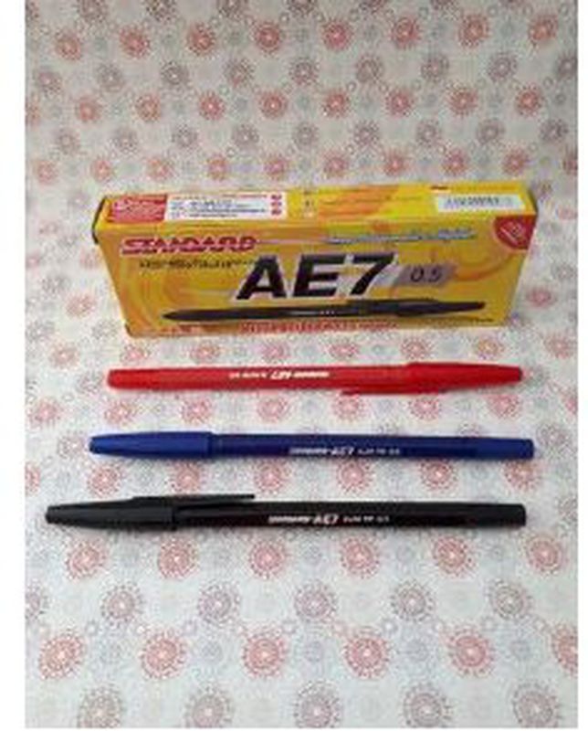 Pulpen Standard AE7 0,5 mm - Biru
