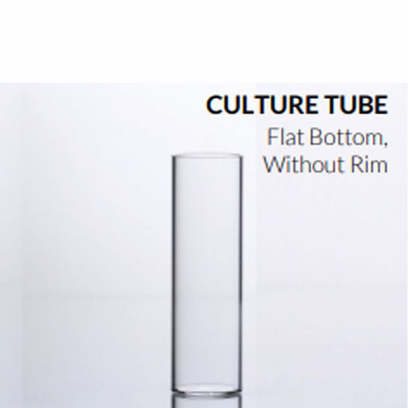 Culture Tube Flat Bottom Without Rim Without Brand 25 x 120 mm
