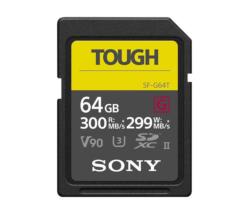 Sony Memory Card Tough SF-G64T/T1 64GB SDXC UHS-II Read 300MB/s Write 299MB/s