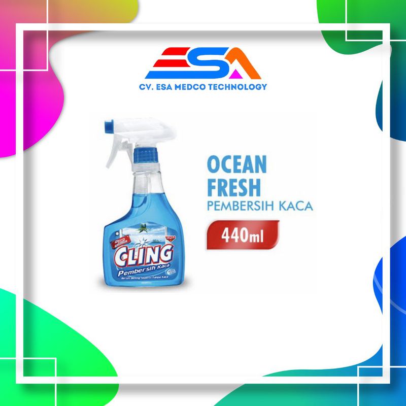 Cling Pembersih Kaca Botol 440ml