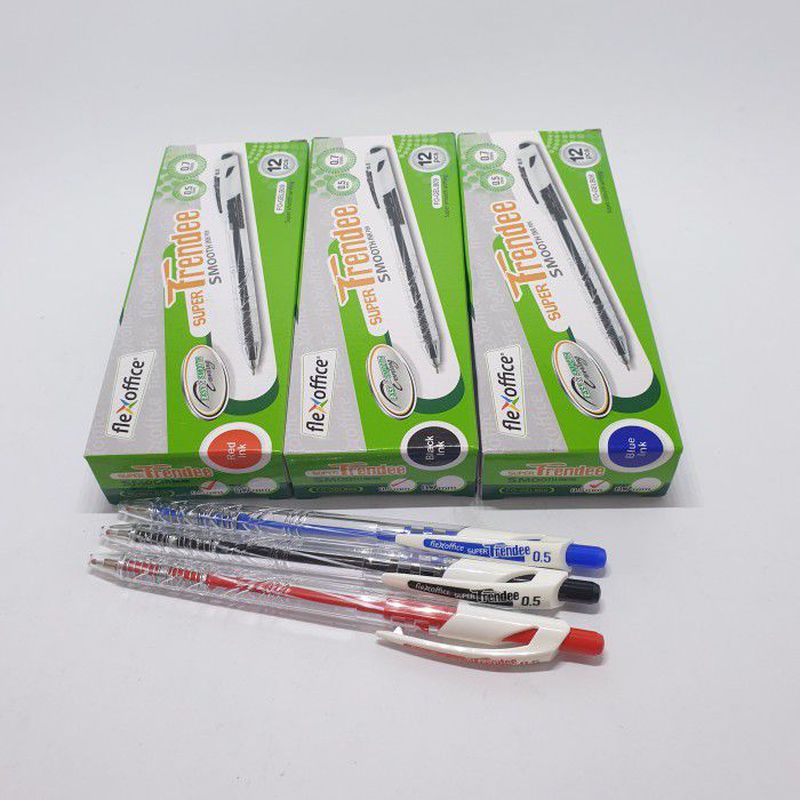 Ballpoint Flexoffice Trendee - Biru