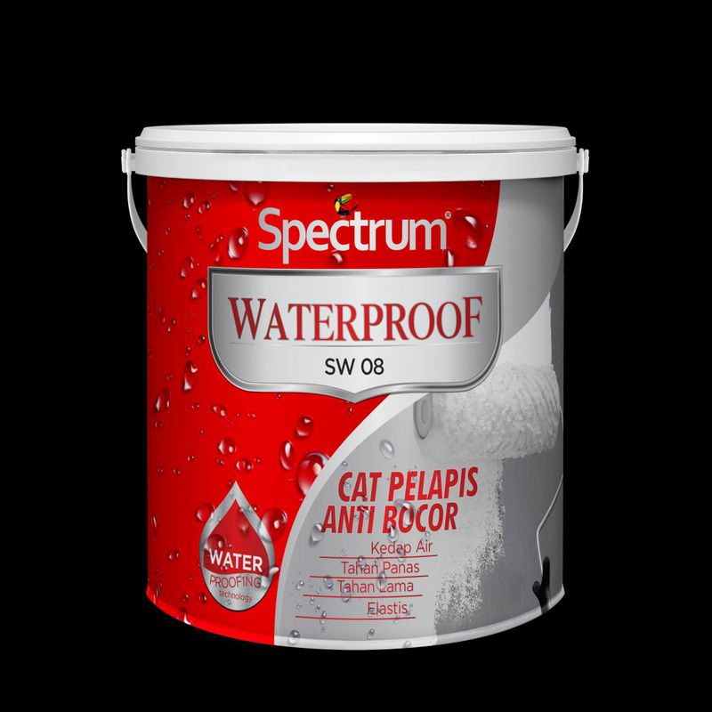 SPECTRUM WATERPROOF SW 08 WARNA ABU-ABU - 1KG