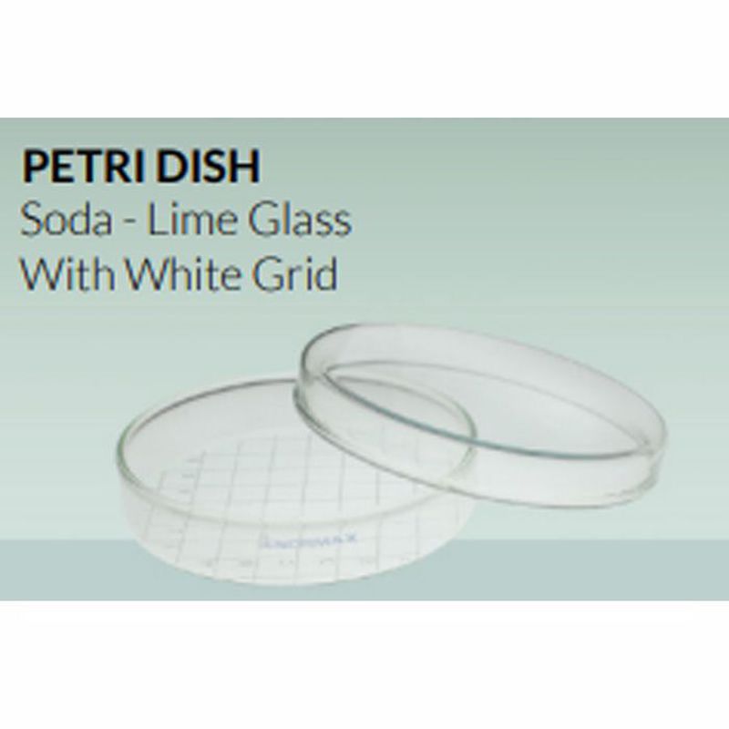 Normax Petri Dish 100 x 15 mm with White Grid - 50585 451