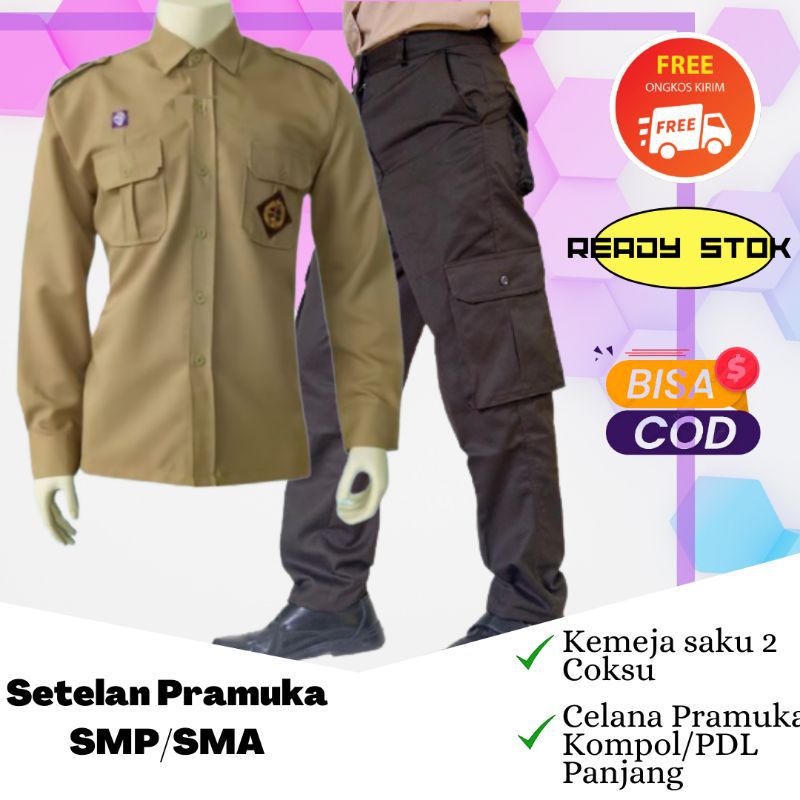 Pakaian Seragam SMP/SMA Pramuka
