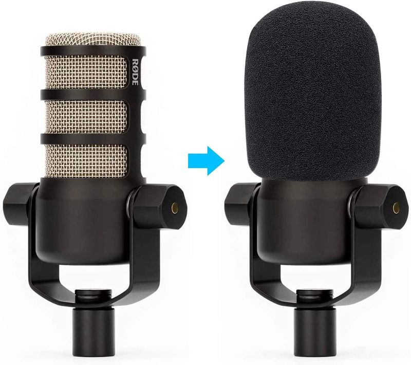 RODE PODMIC PODCAST MICROPHONE+ RODE WIND SHIELD