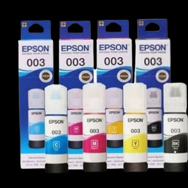 Tinta Epson 003 Original L1110 L3101 L3110 L3150 - Cyan