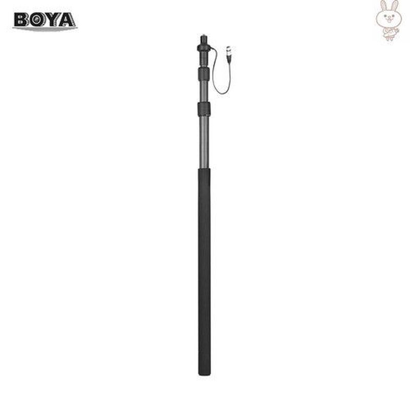 Boom Pole Boya BY-PB25 Carbon Fiber Telescopic with Internal XLR Cable