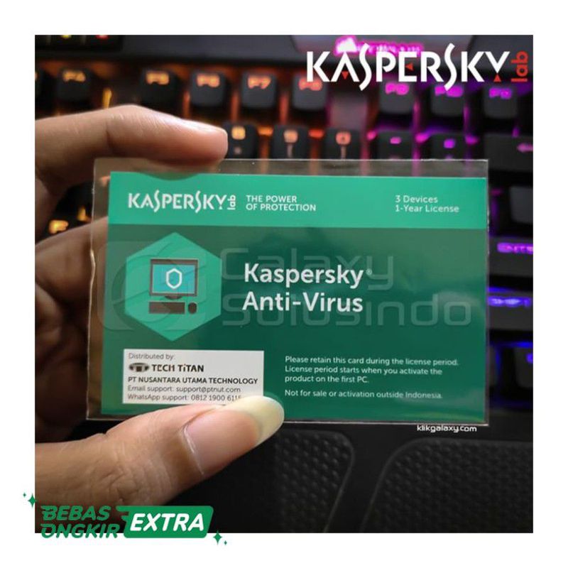 Antivirus Kaspersky 3 user