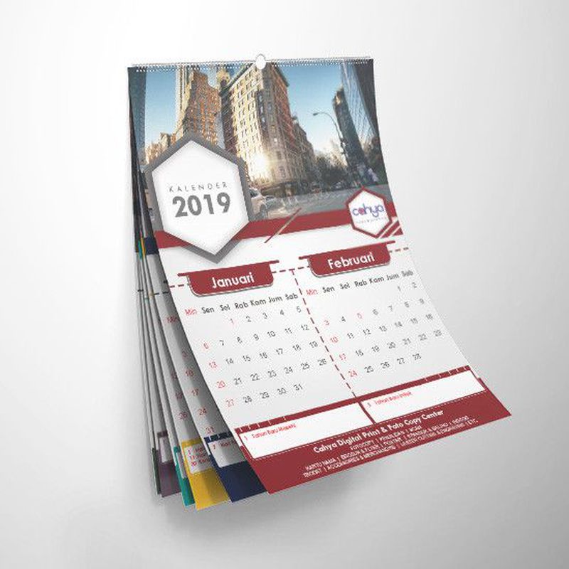 Cetak Kalender Dinding Custom