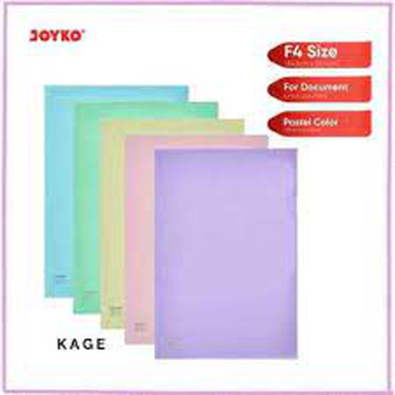 Map L / Clear Sleeves Joyko - Hijau