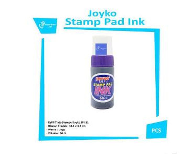Stamp Pad Ink / Refill Tinta Stempel Joyko SPI-11 / Ungu