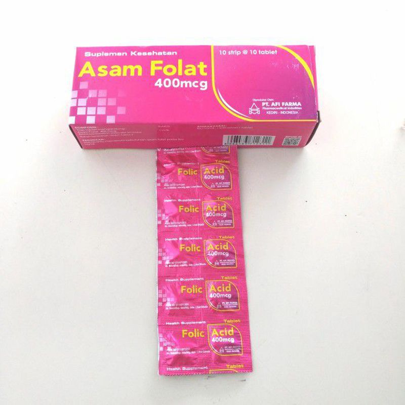 Asam Folat/folic acid tablet 0,4 mg