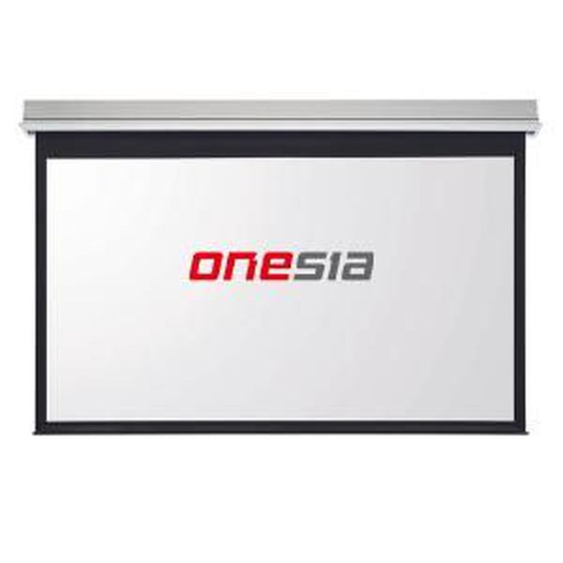 ONESIA LAYAR SCREEN PROJECTOR MOTORIZED 84INCH