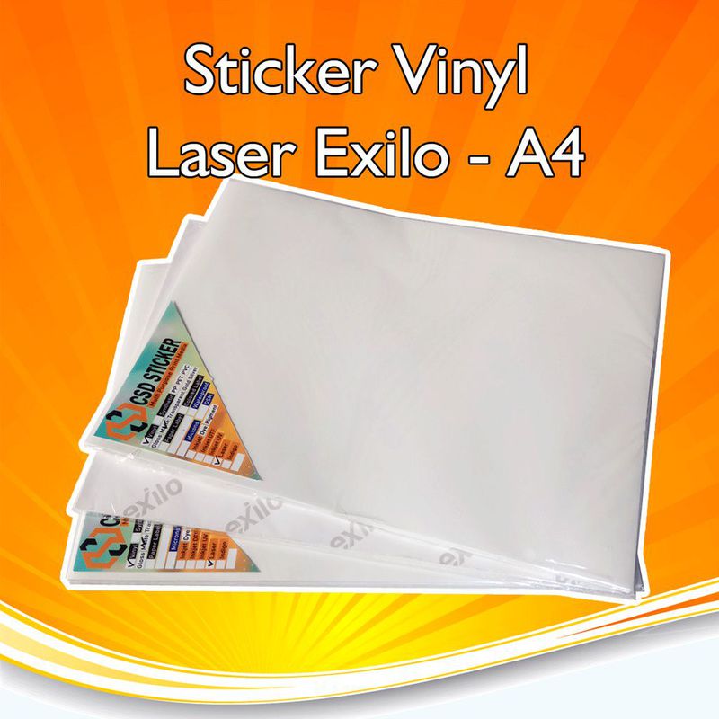 Sticker Vinyl A4 Exilo (Glossy)