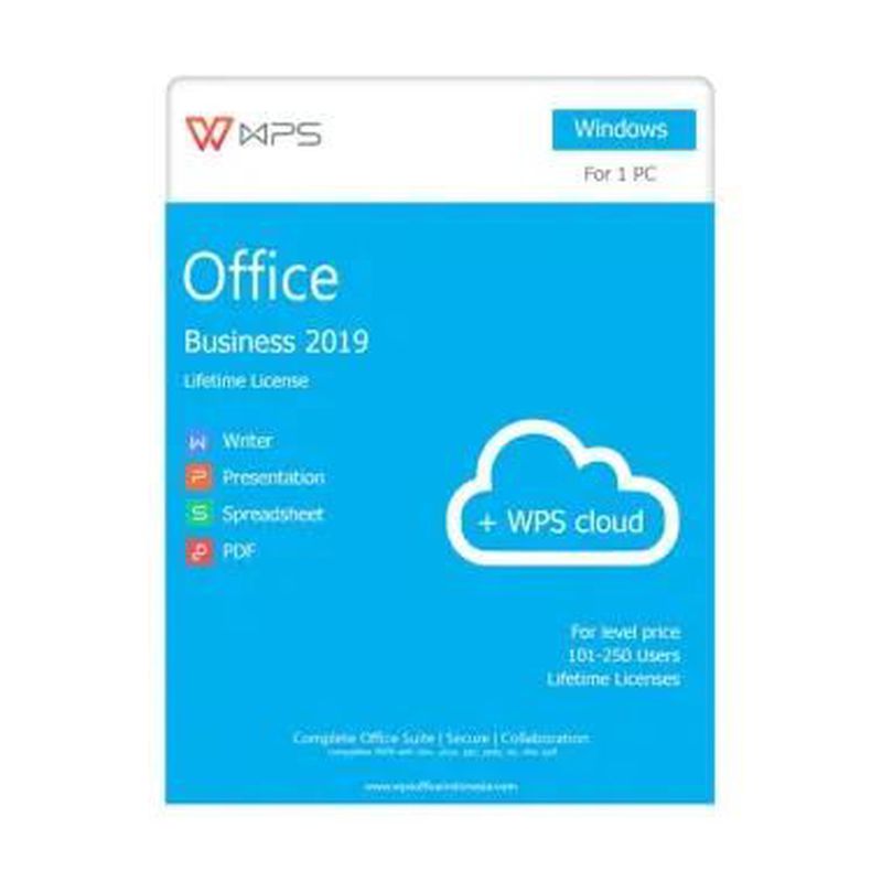 WPS Office 2019 Professional Edition Lifetime Corporate (B2B)