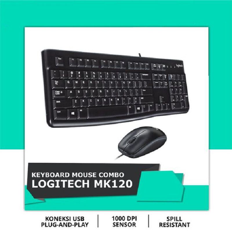 Logitech MK120 Keyboard & Mouse