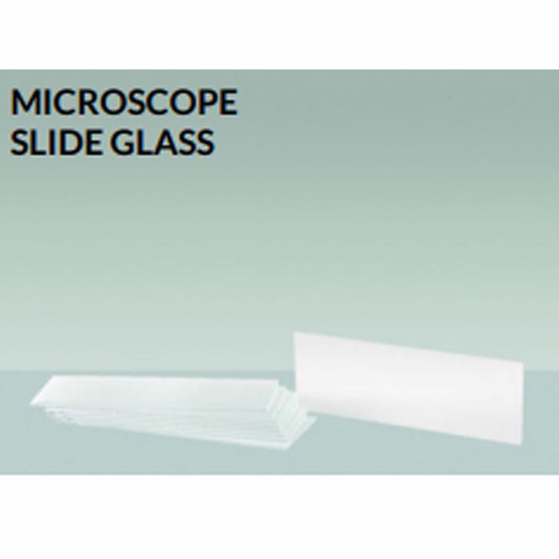 Normax Microscope Slide Glass 76 x 26 x 1.1 mm, 90° Cut Edges. Non ...
