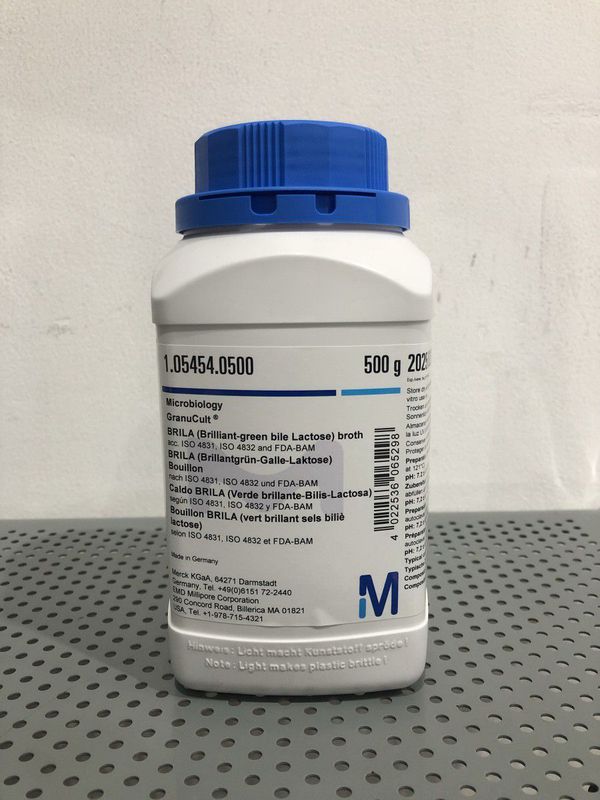 Brilliant Green Bile Lactose Broth | BGLB Merck 1.05454.0500