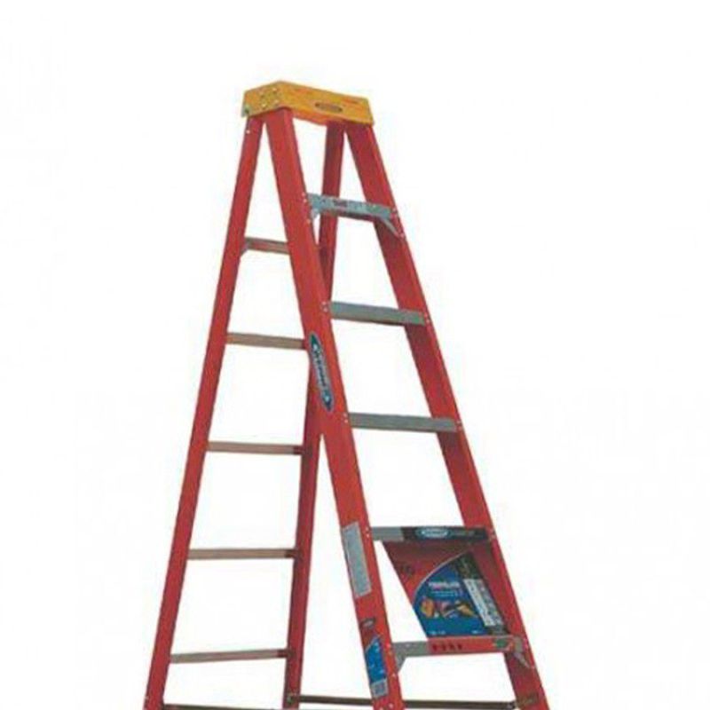 Tangga Lipat Werner Type Alumunium berwarna Orange T 3,6 m ( 12 " )