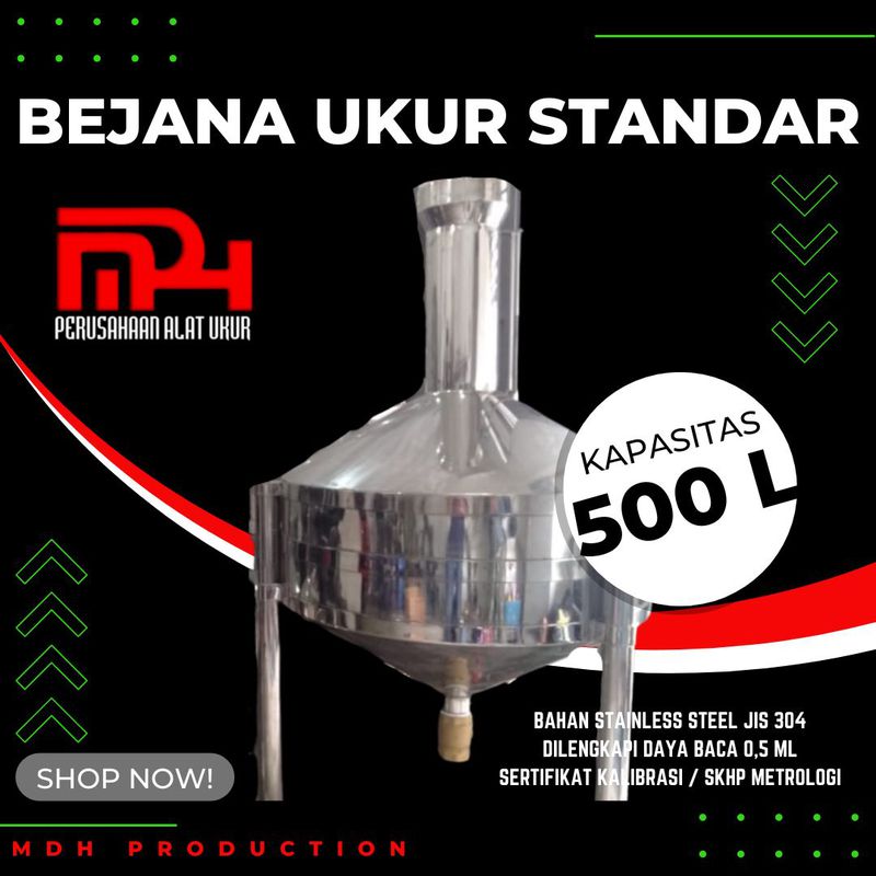 Bejana Ukur Standar 500 l