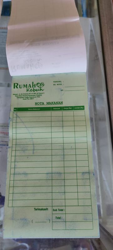 FAKTUR / NOTA (RANGKAP 2)