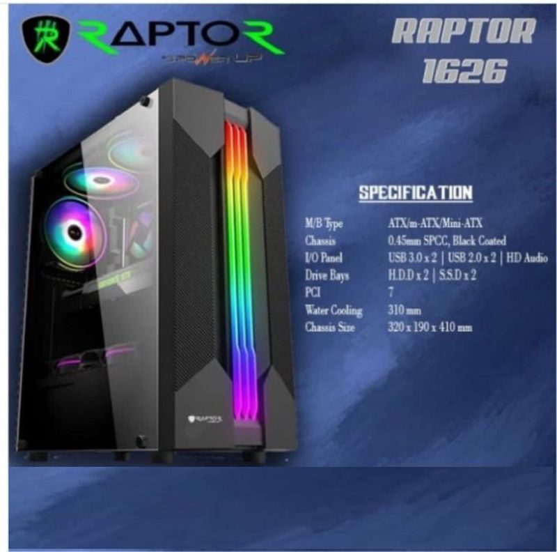 RAPTOR 1626 WITH LED STRIP CASING