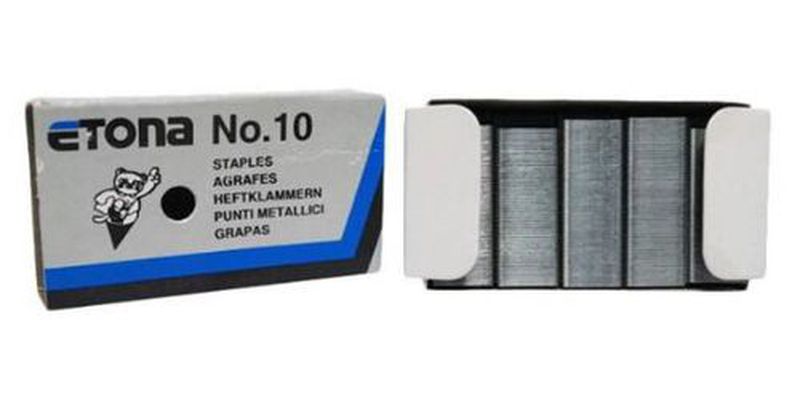Isi Staples Etona Nomor 10 / Isi Steples Hekter Kecil / Stepler Murah